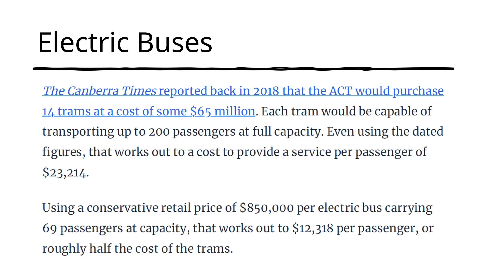 Light Rail in Canberra: Does it solve the transport problem for the ACT ...