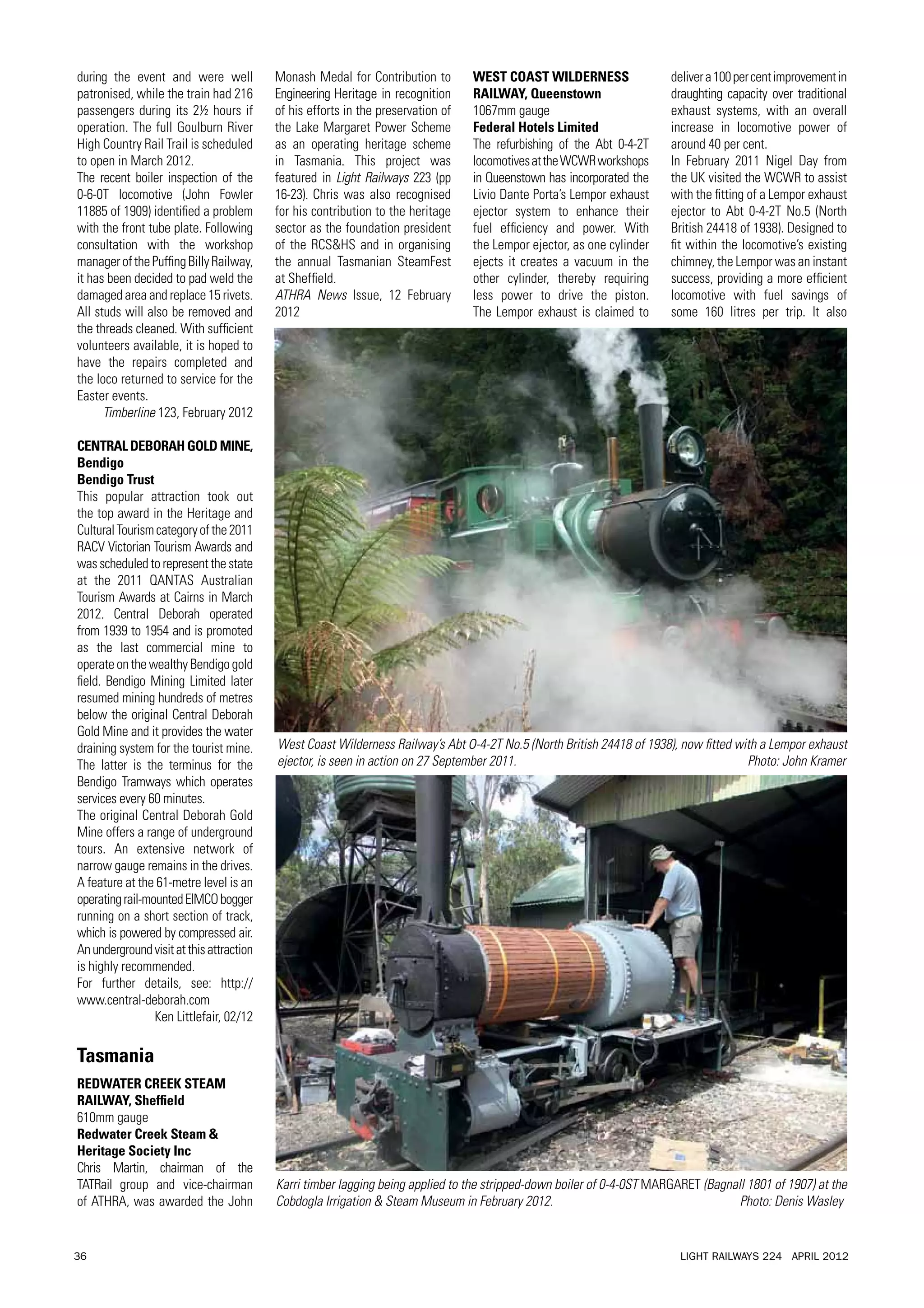 LIGHT RAILWAYS MAGAZINE April 2012 | PDF