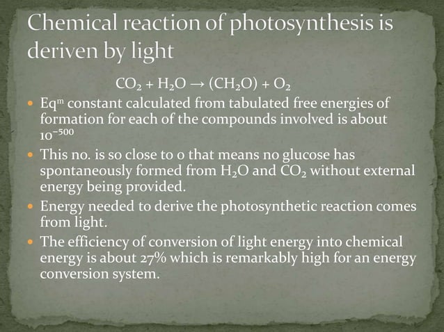 Light reaction in photosynthesis | PPTX | Chemistry | Science