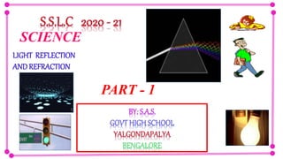 NCERT SCIENCE CLASS 10 LIGHT | PPTX