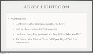 Lightroom pdf | PPT