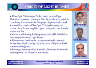 Light runner presentation | PDF | Computer Peripherals | Computing