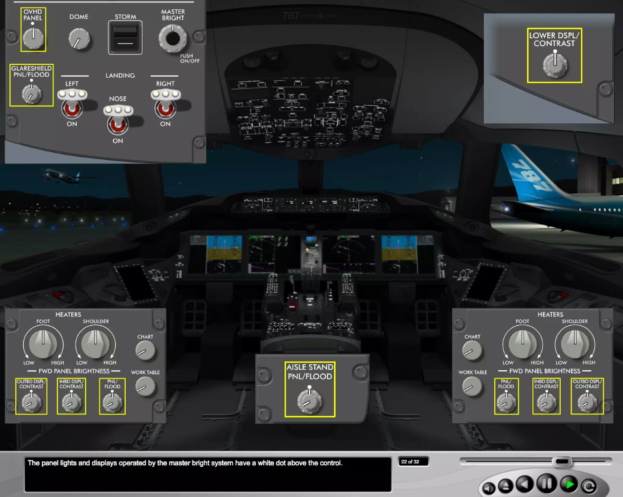 B787 Lights | PDF