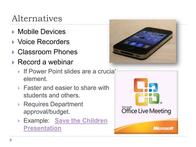 Lights, camera, assessment | PPT