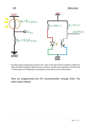 Report - Light Sensing Robot | PDF