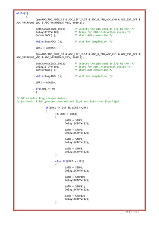 Report - Light Sensing Robot | PDF
