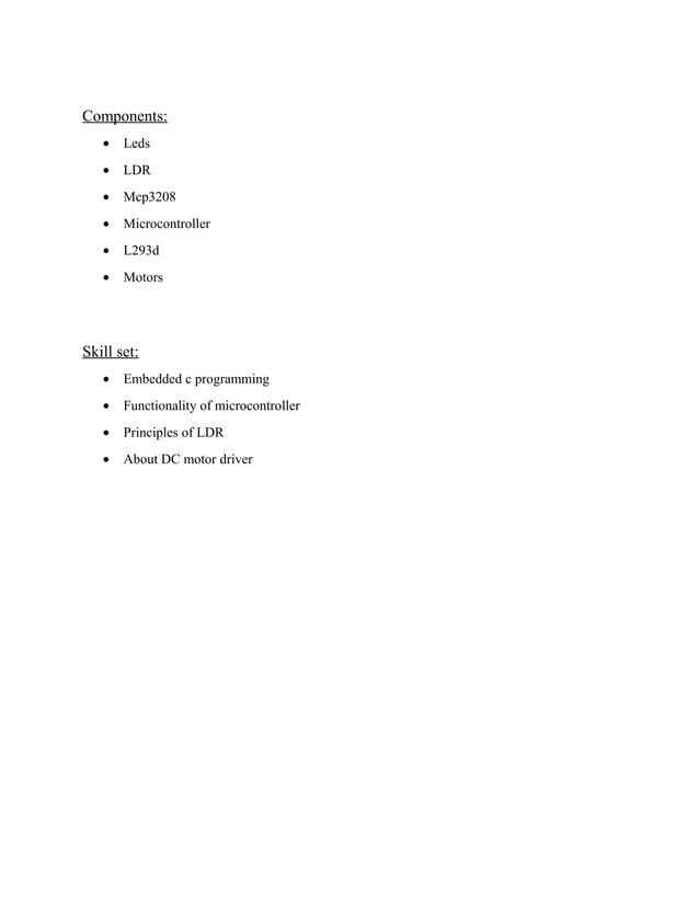Light sensing robot | DOC | Robotics | Technology & Computing