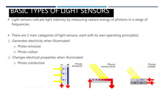 Light sensors seminar | PPTX