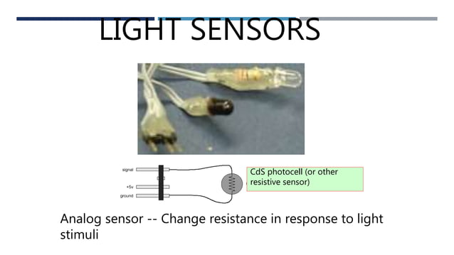 Light sensors seminar | PPTX