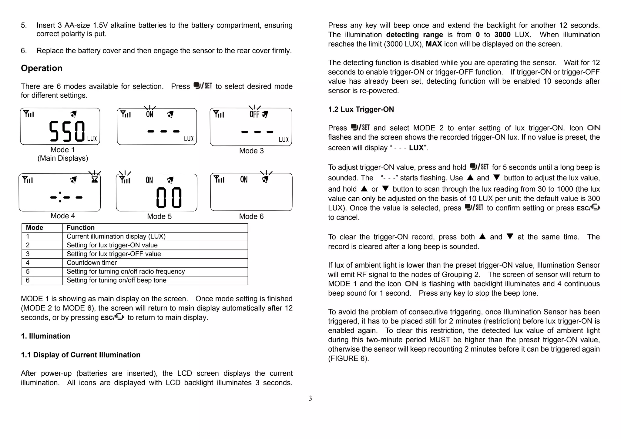 Light sensor with lcd display user manual | PPT