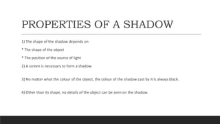 LIGHT, SHADOWS AND REFLECTIONS.pptx