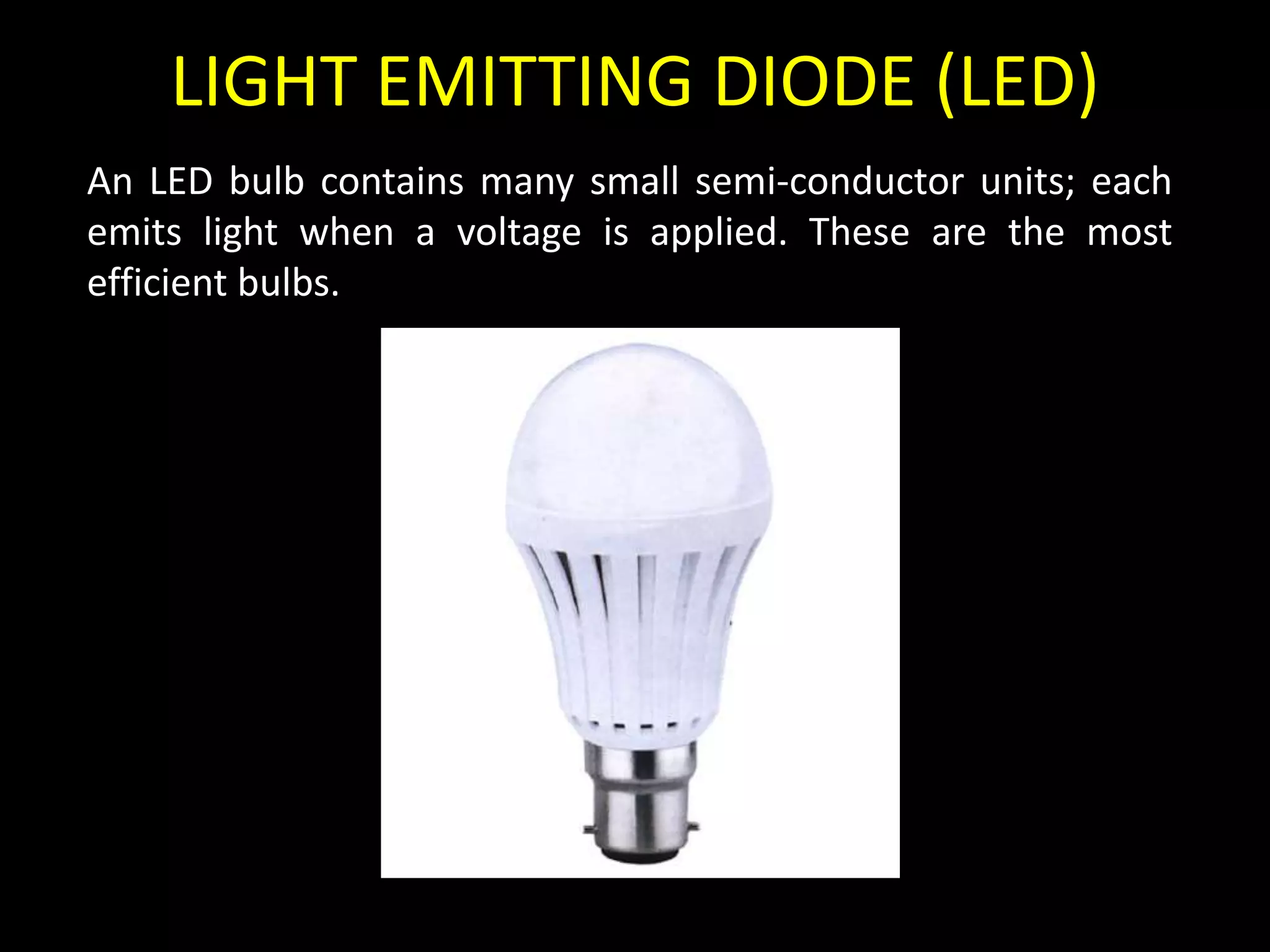 Different types of Light Sources | PPTX