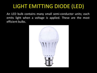 Different types of Light Sources | PPTX