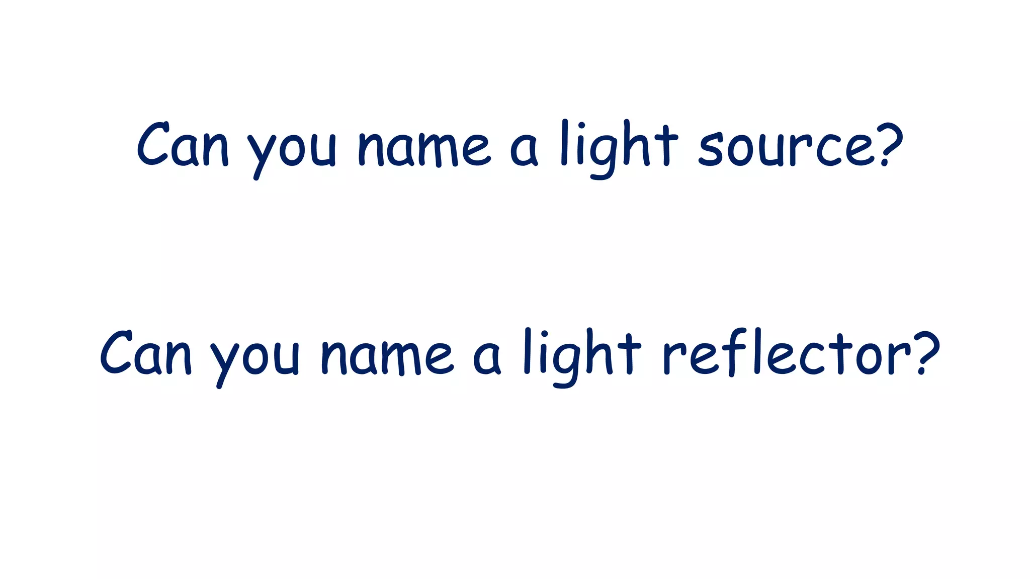 Light sources | PPTX