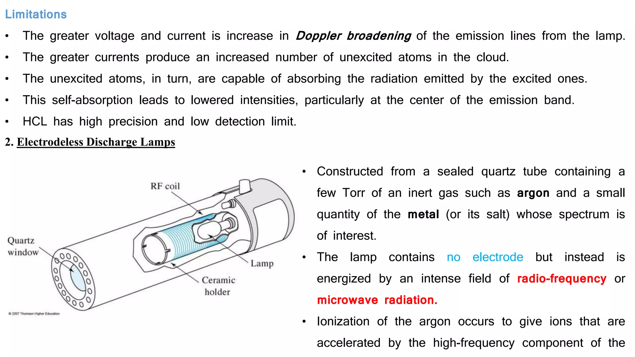 Light sources for atomic absorption spectroscopy (aas) | PPTX