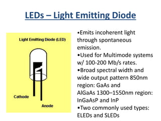 led and laser ___ light sources | PPTX