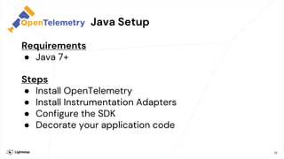 Observability in Java: Getting Started with OpenTelemetry | PDF