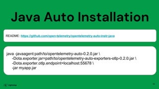 Observability in Java: Getting Started with OpenTelemetry | PDF