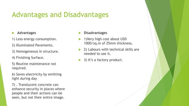 Light Transmitting concrete | PPTX | Physics | Science