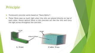 Light Transmitting concrete | PPTX