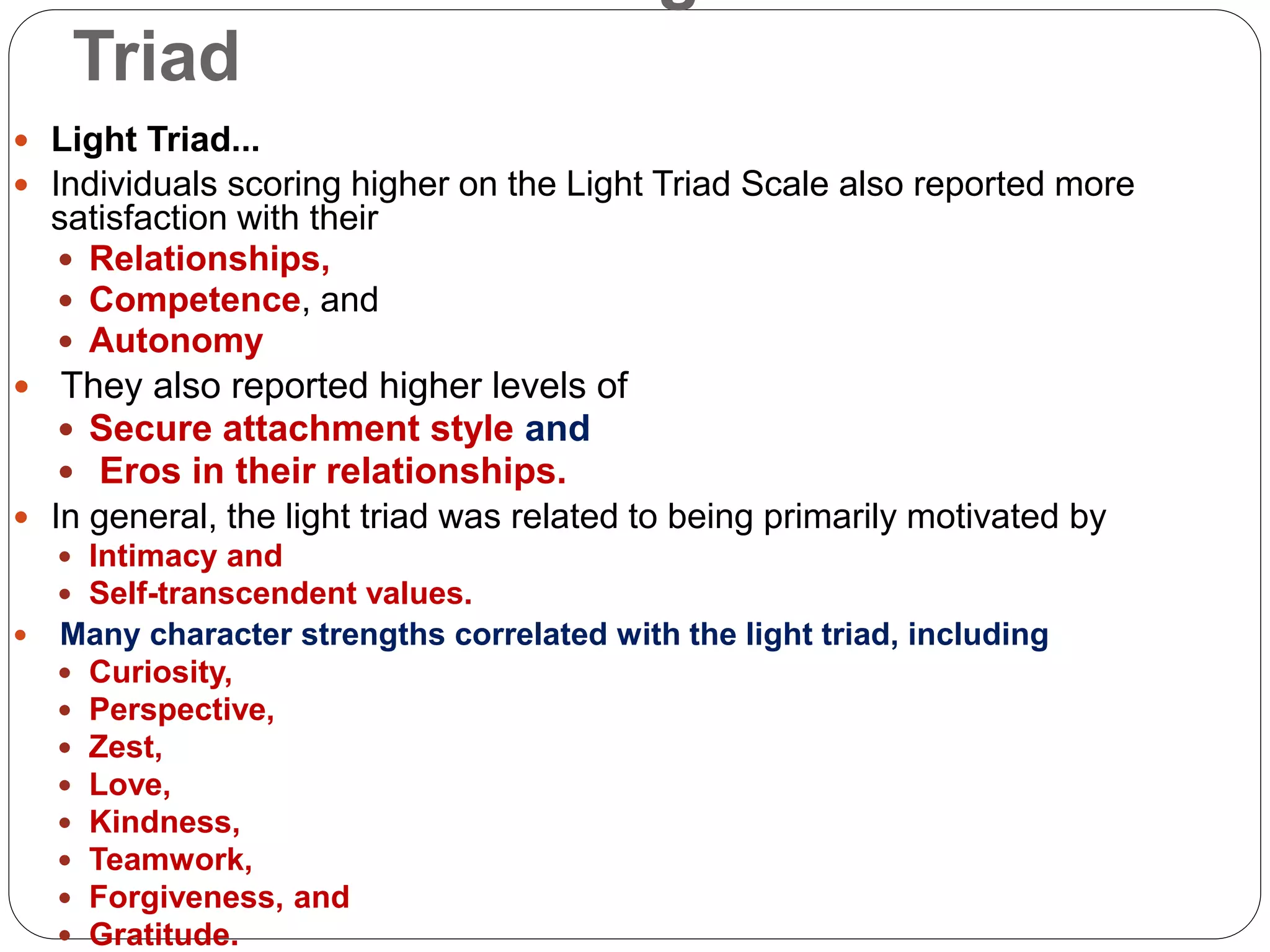 Light Triad | PPTX