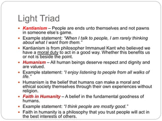 Light Triad | PPTX
