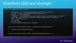 LightUp SharePoint with Silverlight | PPT