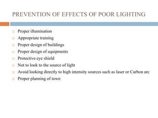 Light | PPTX | Eye and Vision Conditions | Diseases and Conditions