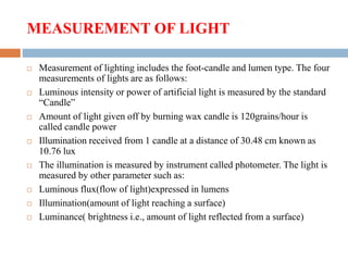 Light | PPTX | Eye and Vision Conditions | Diseases and Conditions