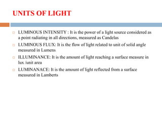 Light | PPTX | Eye and Vision Conditions | Diseases and Conditions