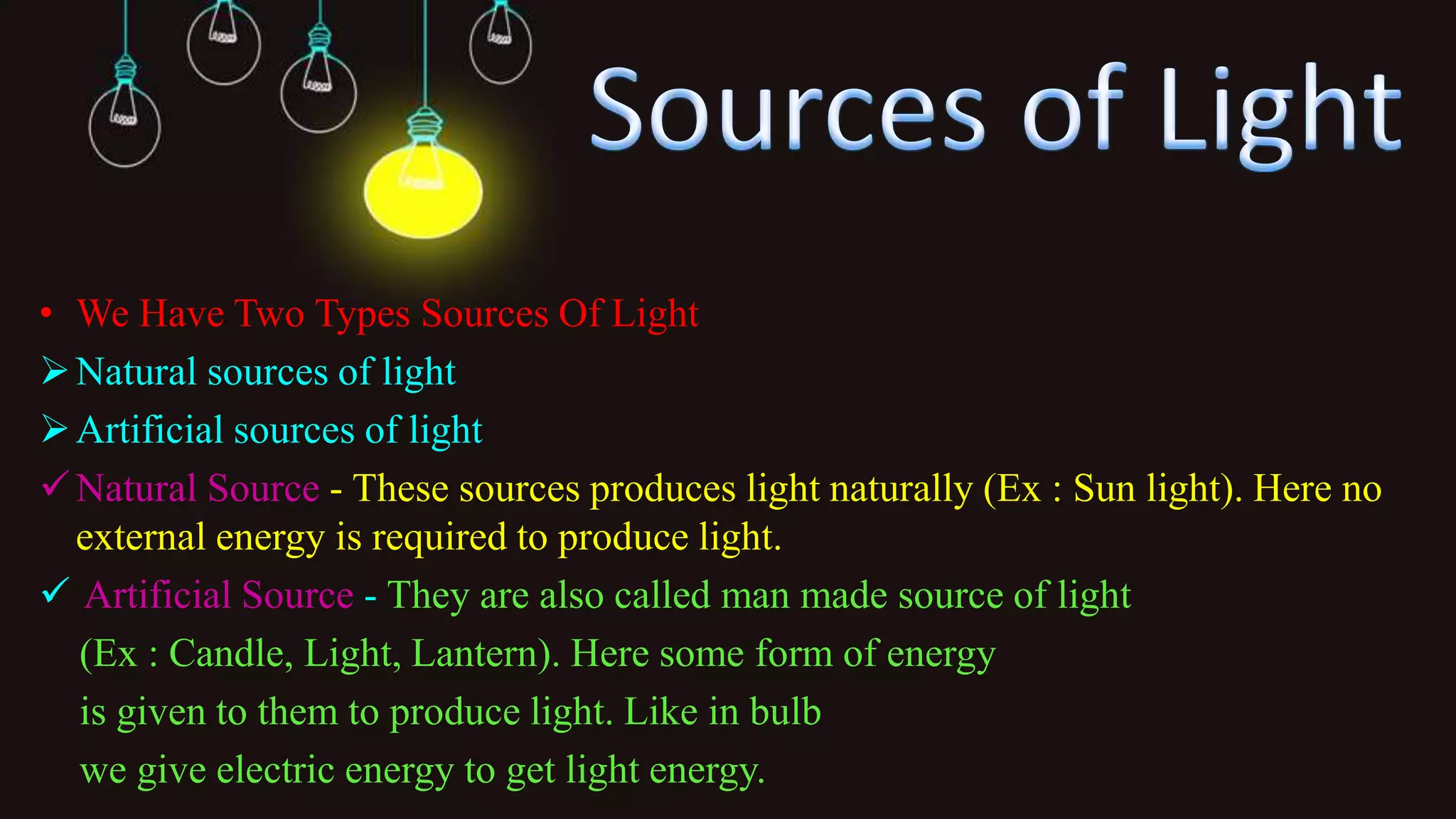 Light - Part -1 | PPTX