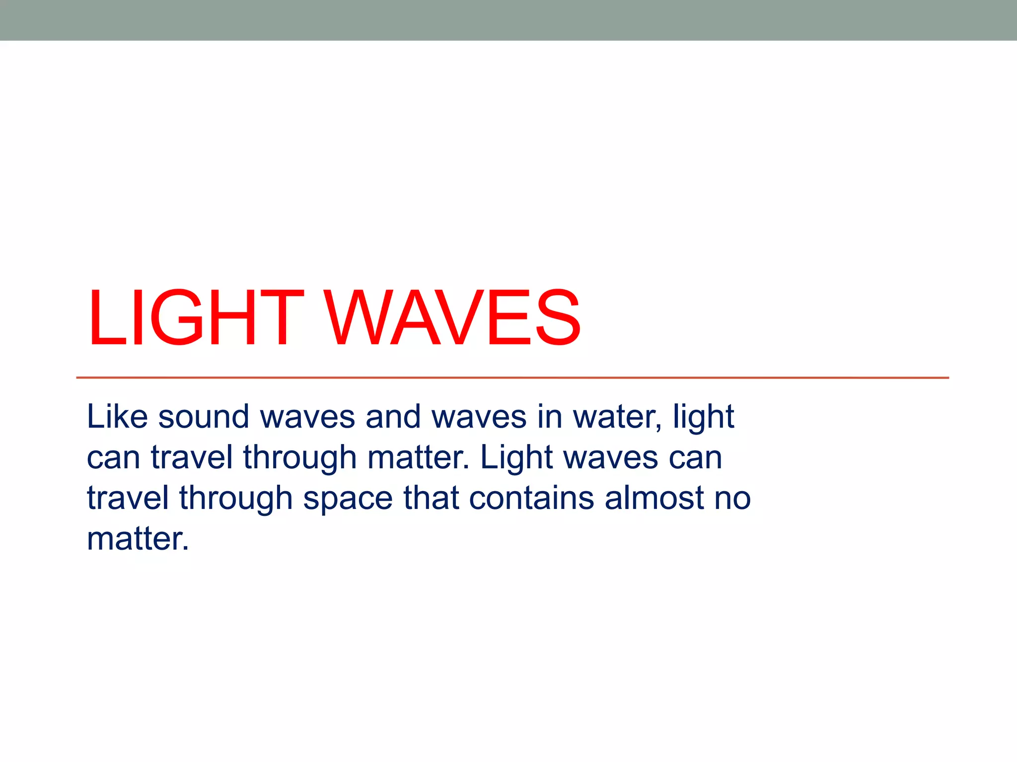 Light waves | PPT