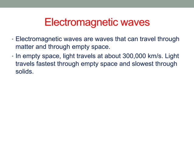 Light waves | PPT