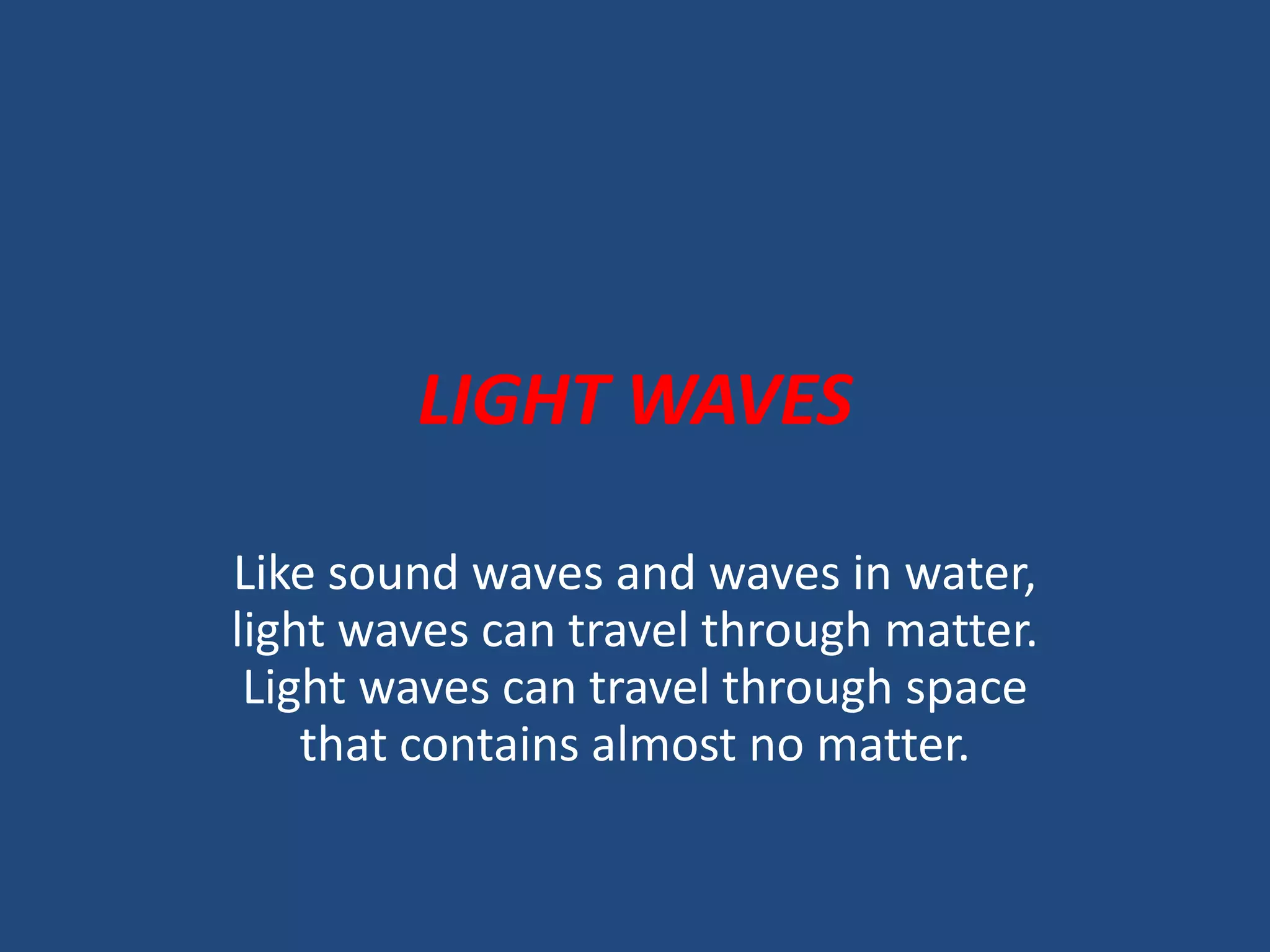 Light waves | PPT