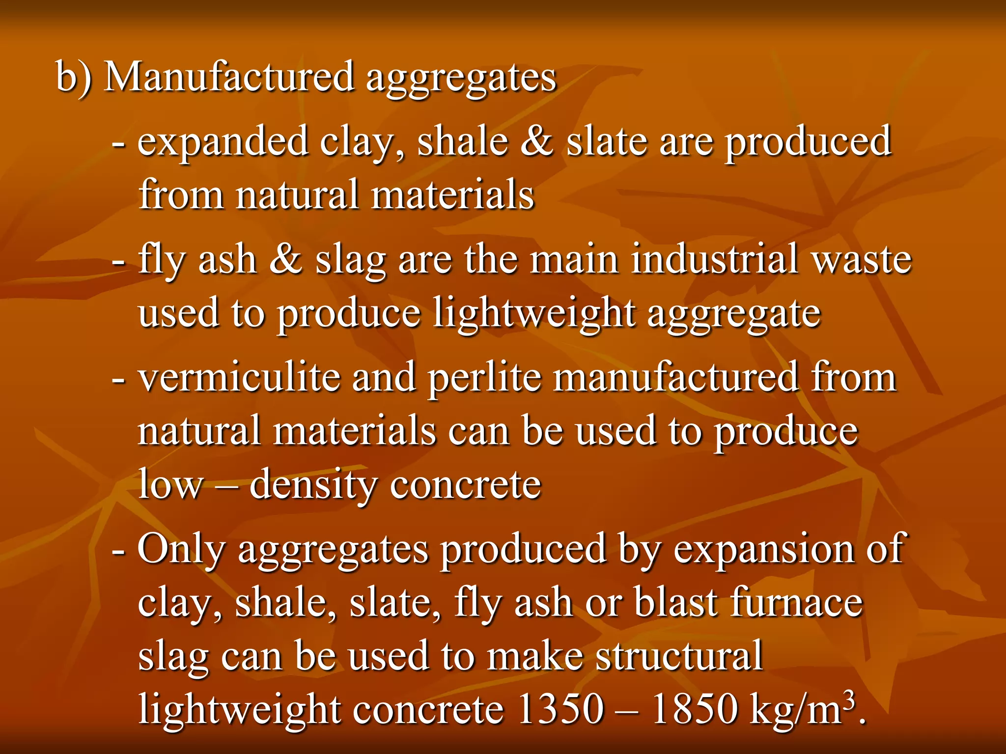 Lightweight aggregate concrete | PDF