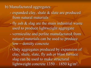 Lightweight aggregate concrete | PDF