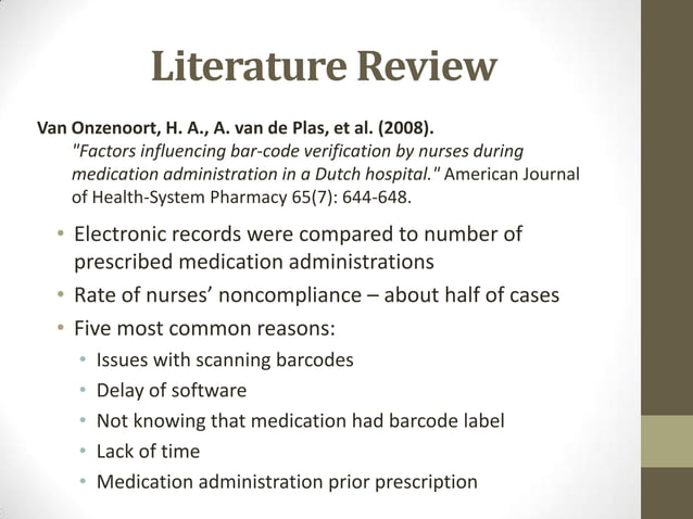 A Lightweight Approach to Barcode Medication Administration | PPTX