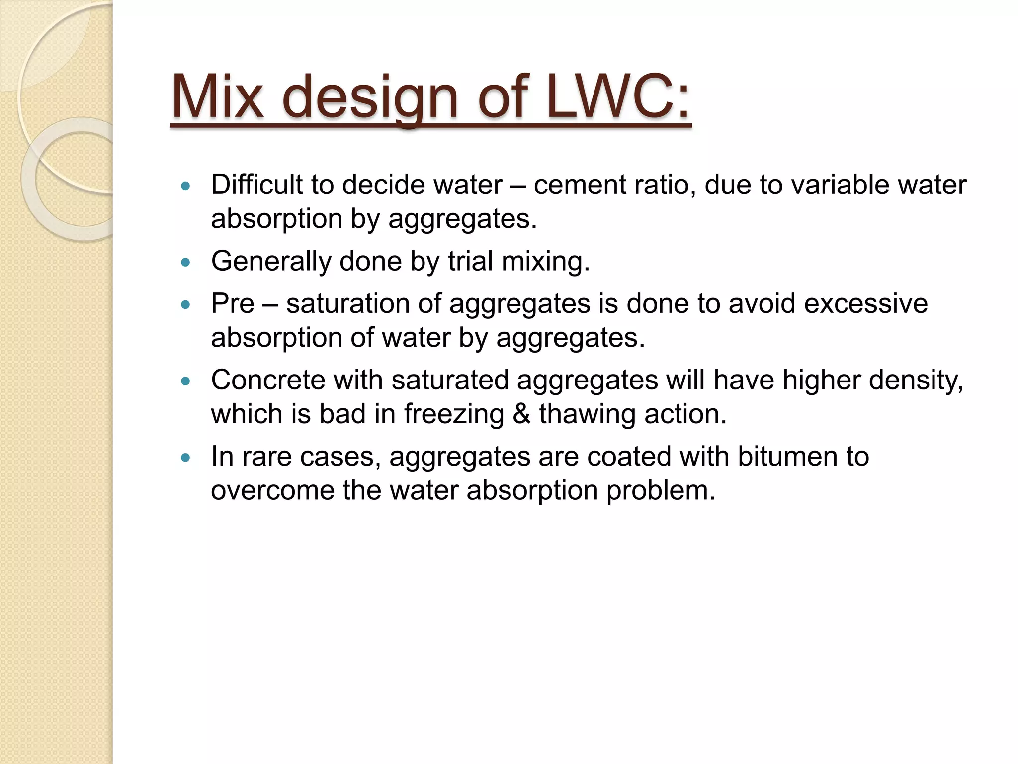 Light weight concrete | PPTX