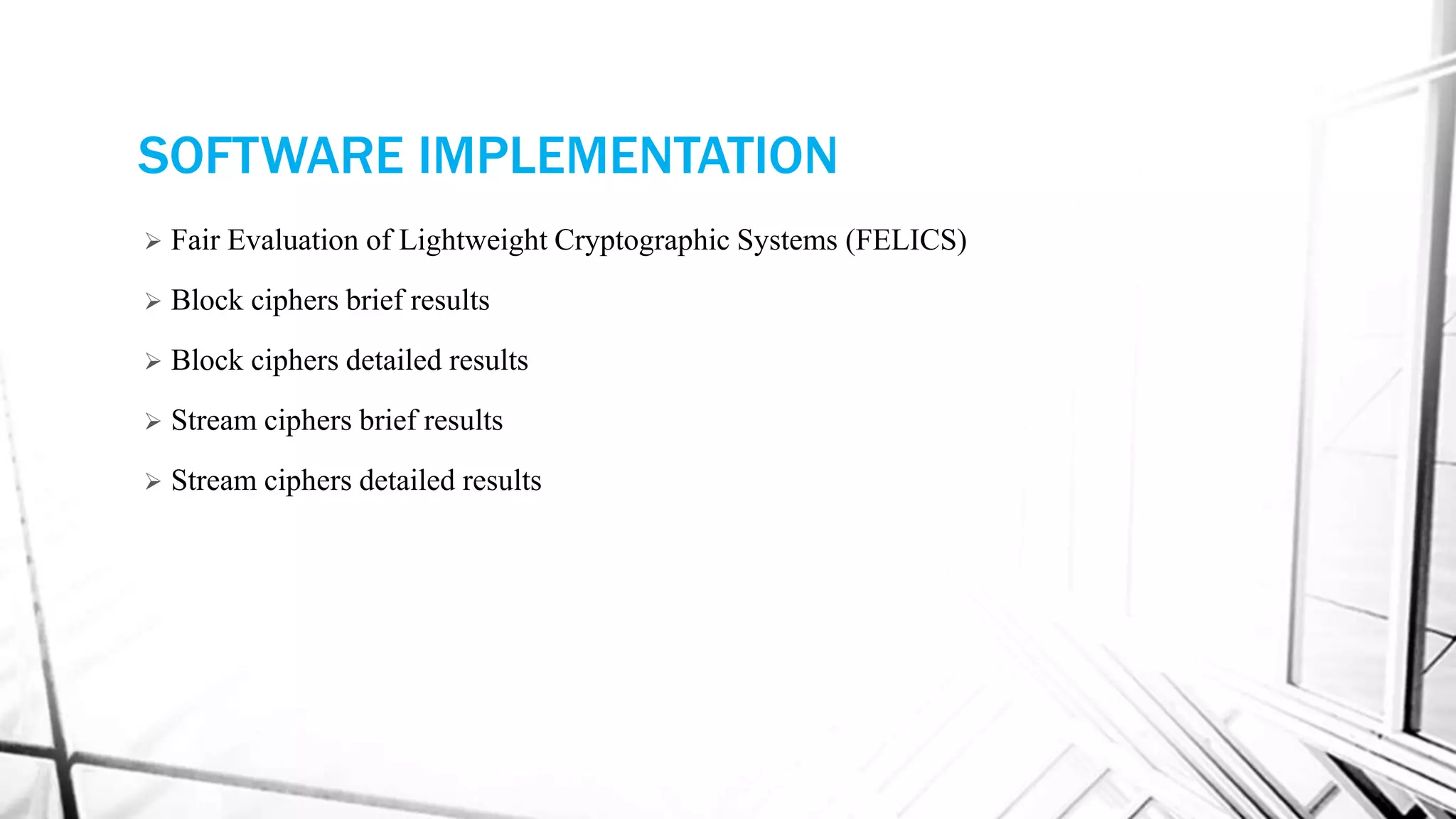 Lightweight cryptography | PPTX