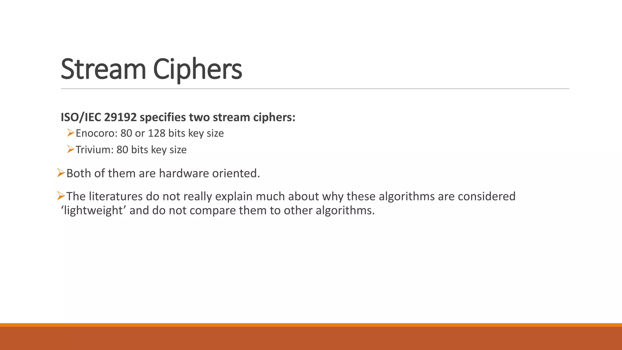 Light Weight Cryptography for IOT.pptx | Internet | Computing