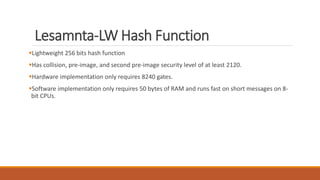 Light Weight Cryptography for IOT.pptx