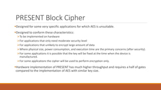 Light Weight Cryptography for IOT.pptx | Internet | Computing