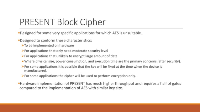 Light Weight Cryptography for IOT.pptx | Internet | Computing
