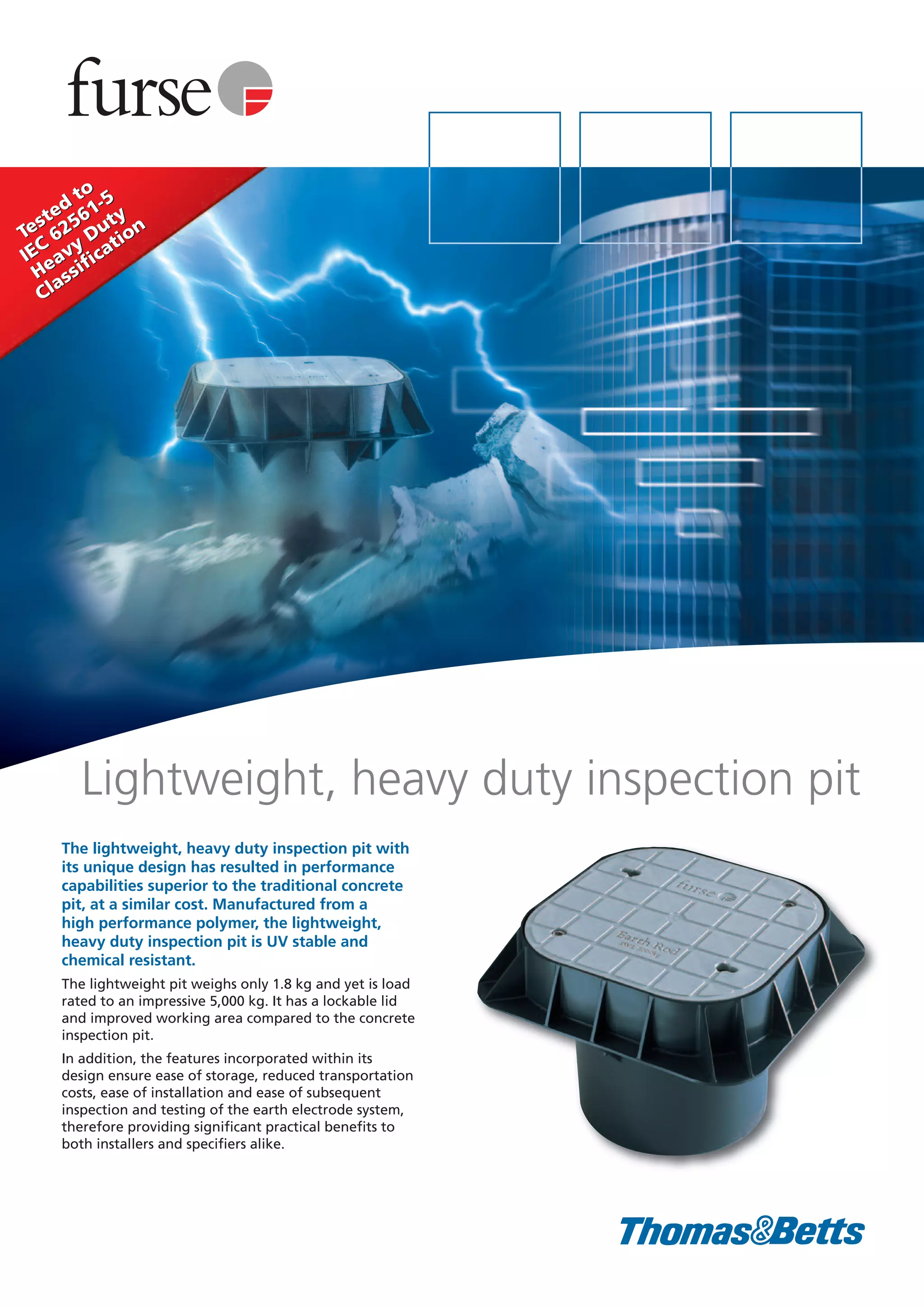 Lightweight inspection pit datasheet | PDF