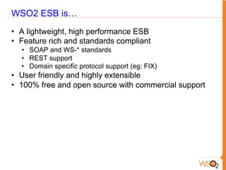Lightweight Orchestration with WSO2 ESB | PPT