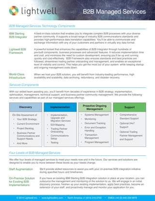 B2B Managed Services Overview | PDF