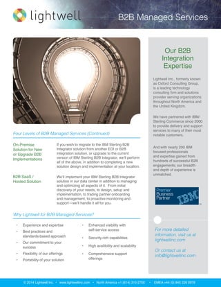 B2B Managed Services Overview | PDF