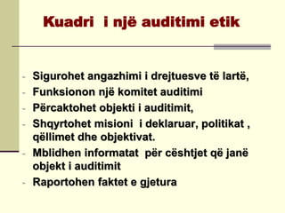 Raportimi dhe auditimi etik e social | PDF