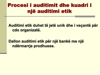 Raportimi dhe auditimi etik e social | PDF