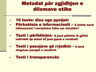 Programet e menaxhimit etik | PDF